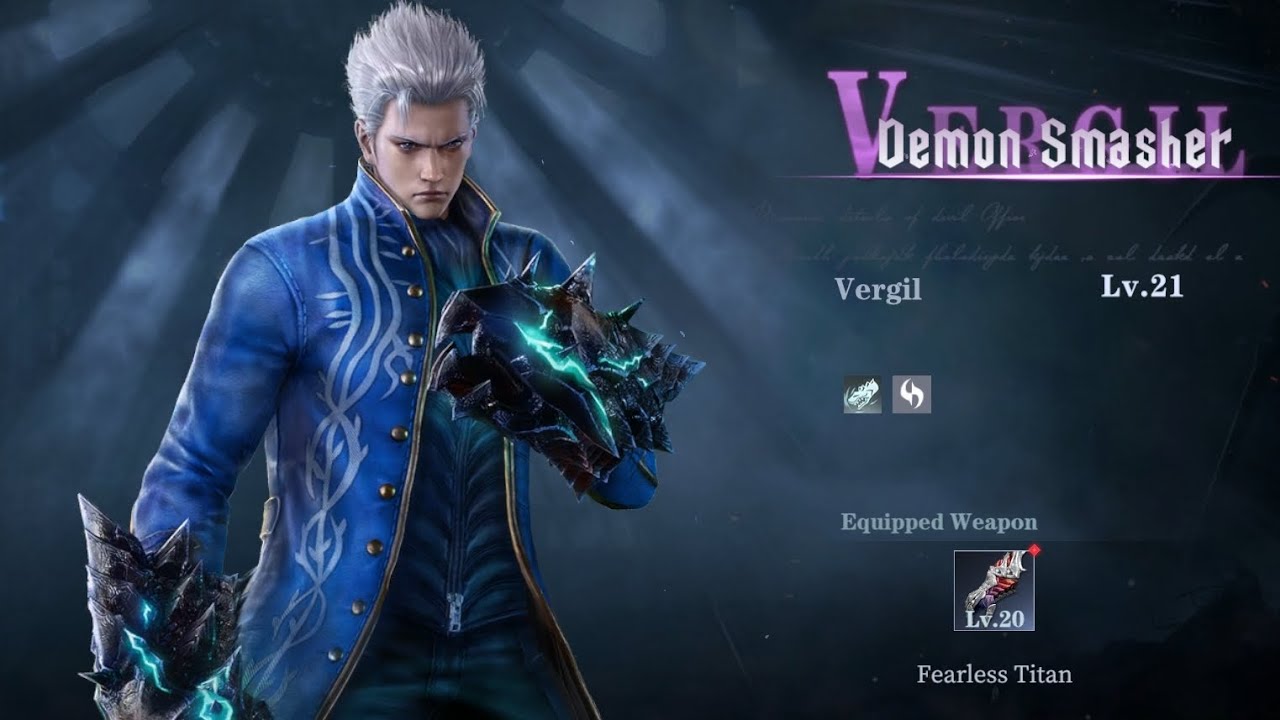 DMC: PEAK OF COMBAT (CBT) 2023 Virgil using Fearless Titan Weapon 10 ...