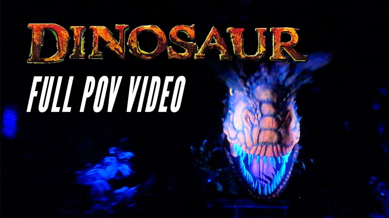 Dinosaur Ride at Disney's Animal Kingdom - FULL POV in 4K | Walt Disney ...