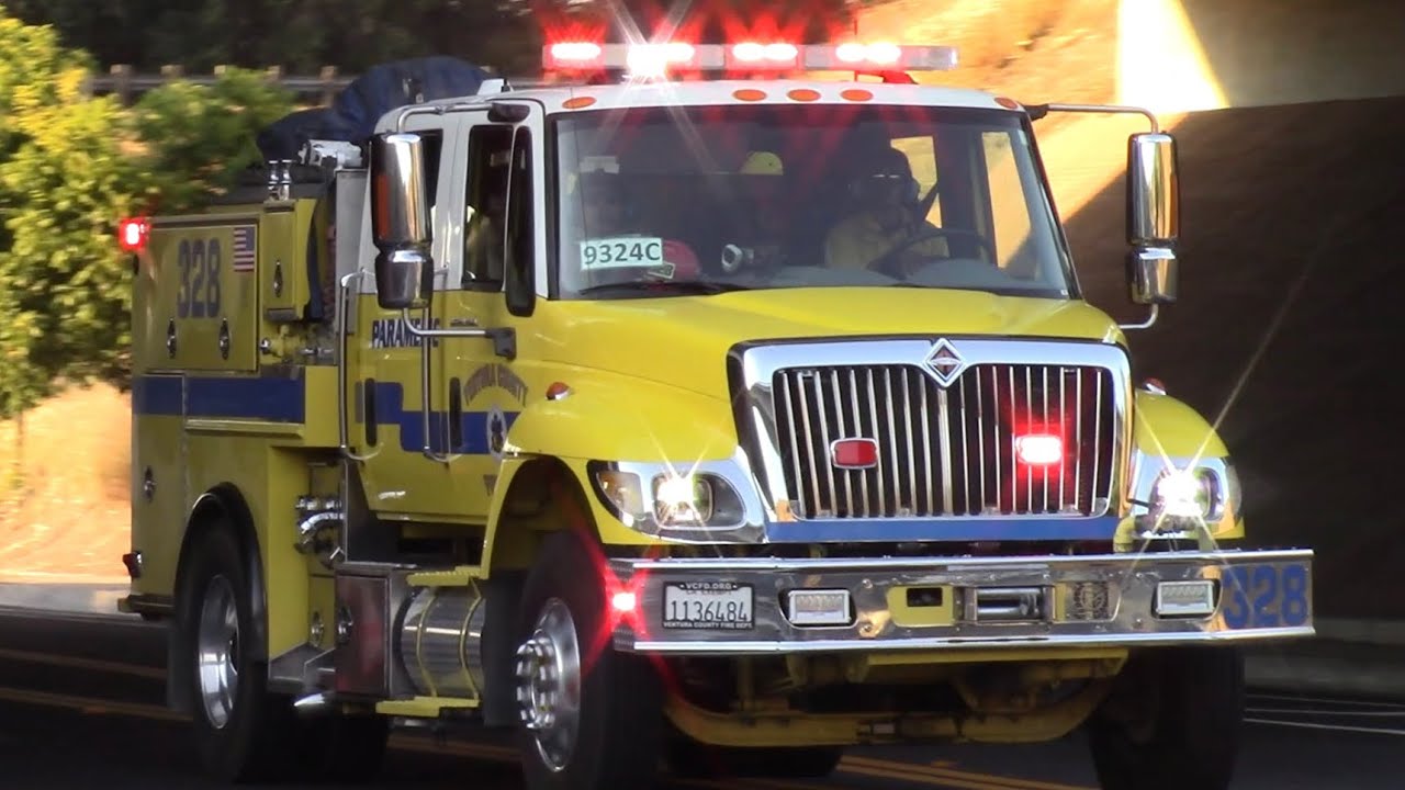 *Ultra Hi-Lo* VCFD Engine 328 responding *VERY RARE* - YouTube