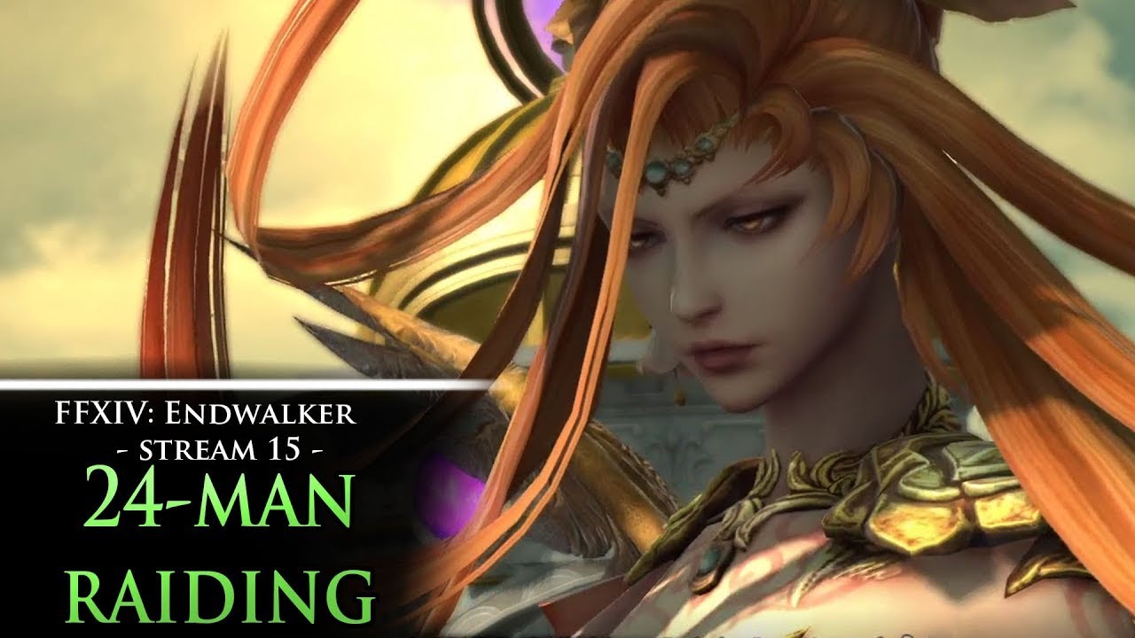 Endwalker 24 man raid, part 1 - stream - YouTube
