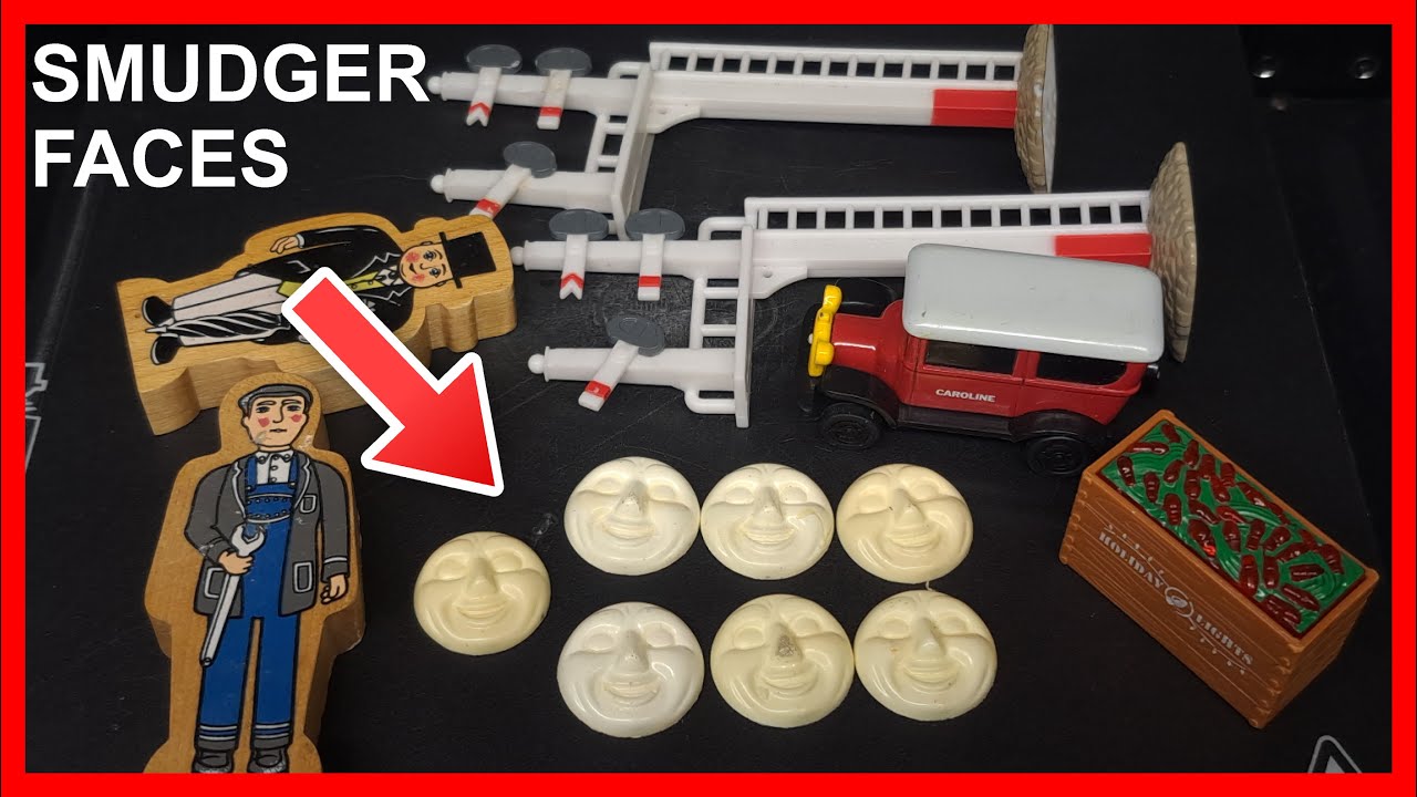 Found Bertram Smudger Resin Faces Thomas Trackmaster - YouTube