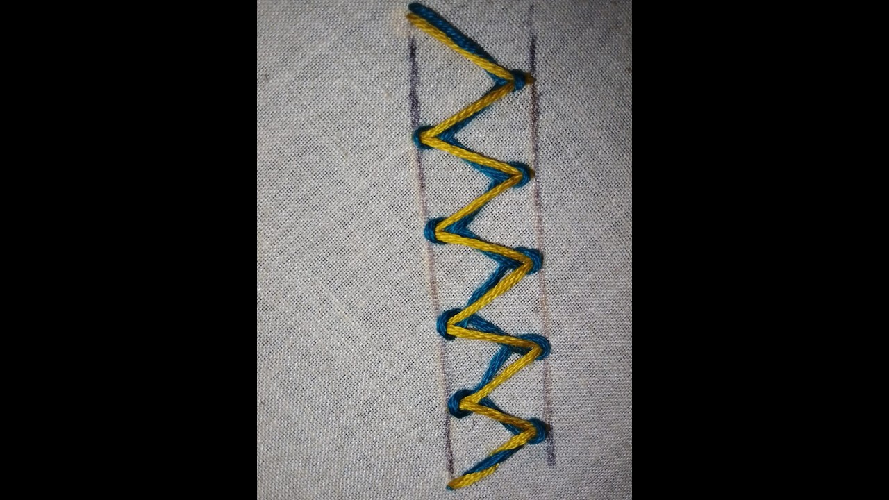 Mastering the Threaded Arrowhead Stitch@EmbroideryExplorers - YouTube