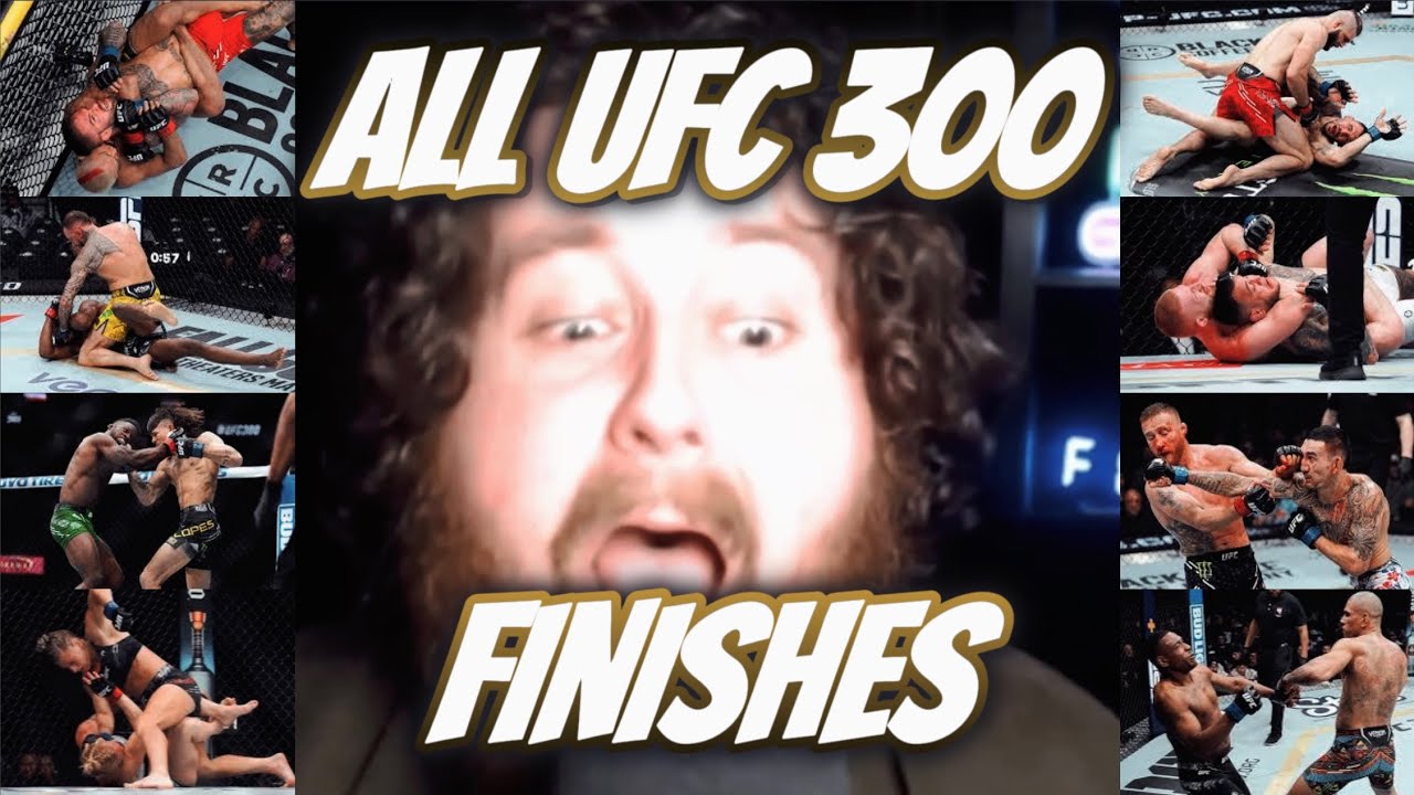 MMA GURU REACTS TO EVERY FINISH ON THE UFC 300 FIGHT CARD! - YouTube
