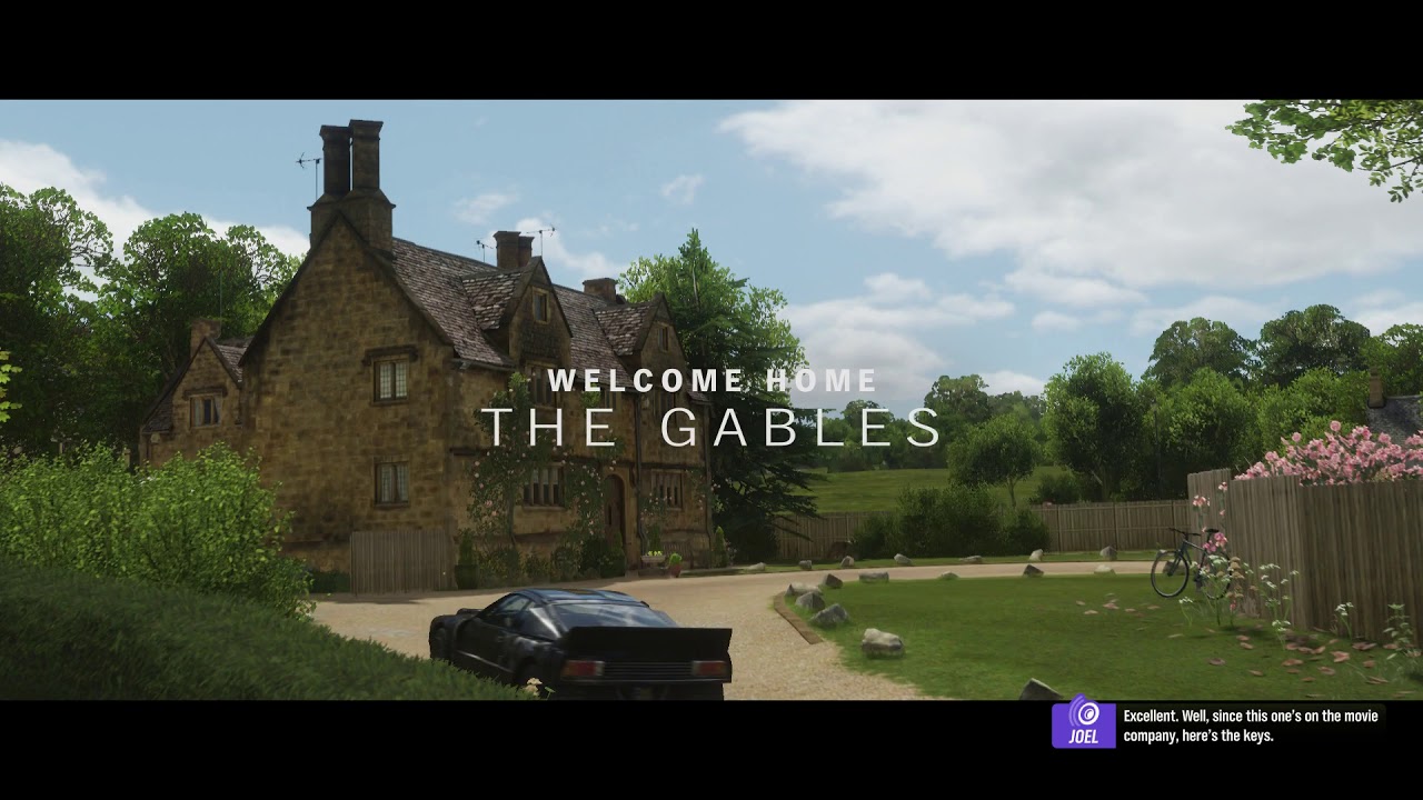 Forza Horizon 4 - For Sale (The Gables) Buy House Cutscene & Joel ...