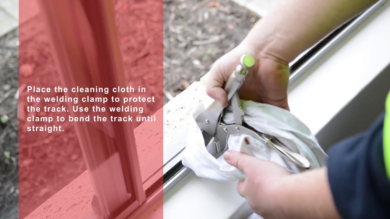How To Straighten Tracks On Sliding Windows with Jason Windows - YouTube