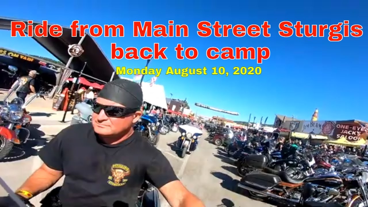 Ride from Main Street Sturgis back to Camp during Sturgis Motorcycle ...