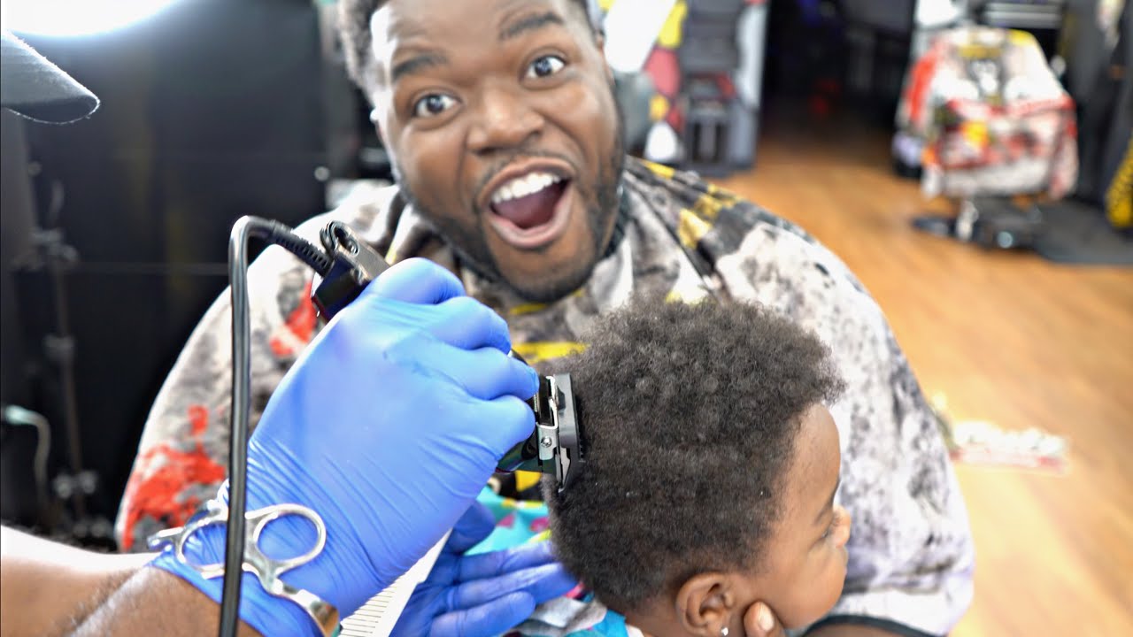 OUR SON FIRST HAIRCUT VLOG - YouTube