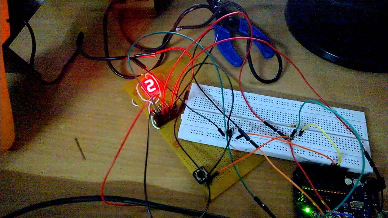 Arduino Interrupt Demo with 7-Segment Display - YouTube