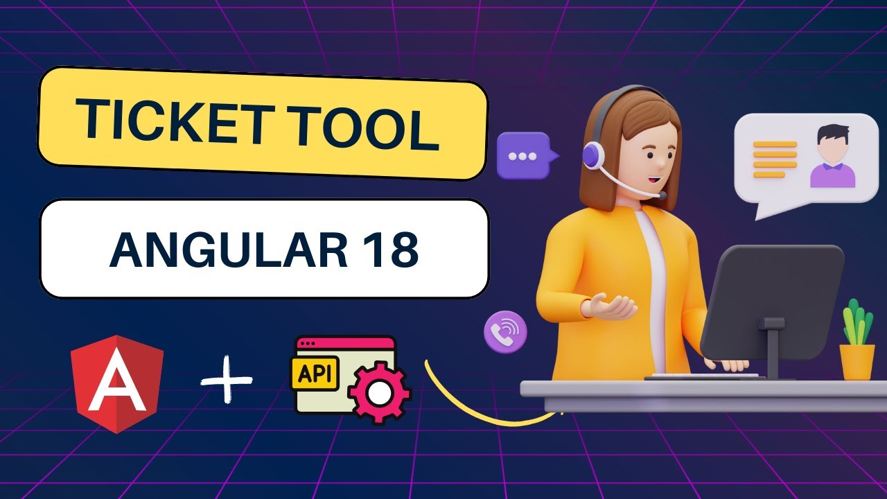 Build a Ticketing Tool App with Angular 18 | Full Project with Ticket Creation & Status ...