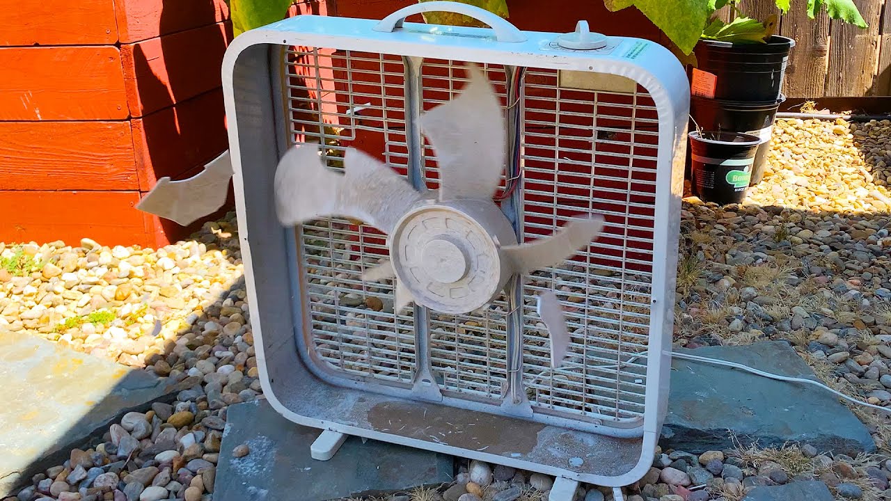 Wind Chaser Box Fan Destruction - YouTube
