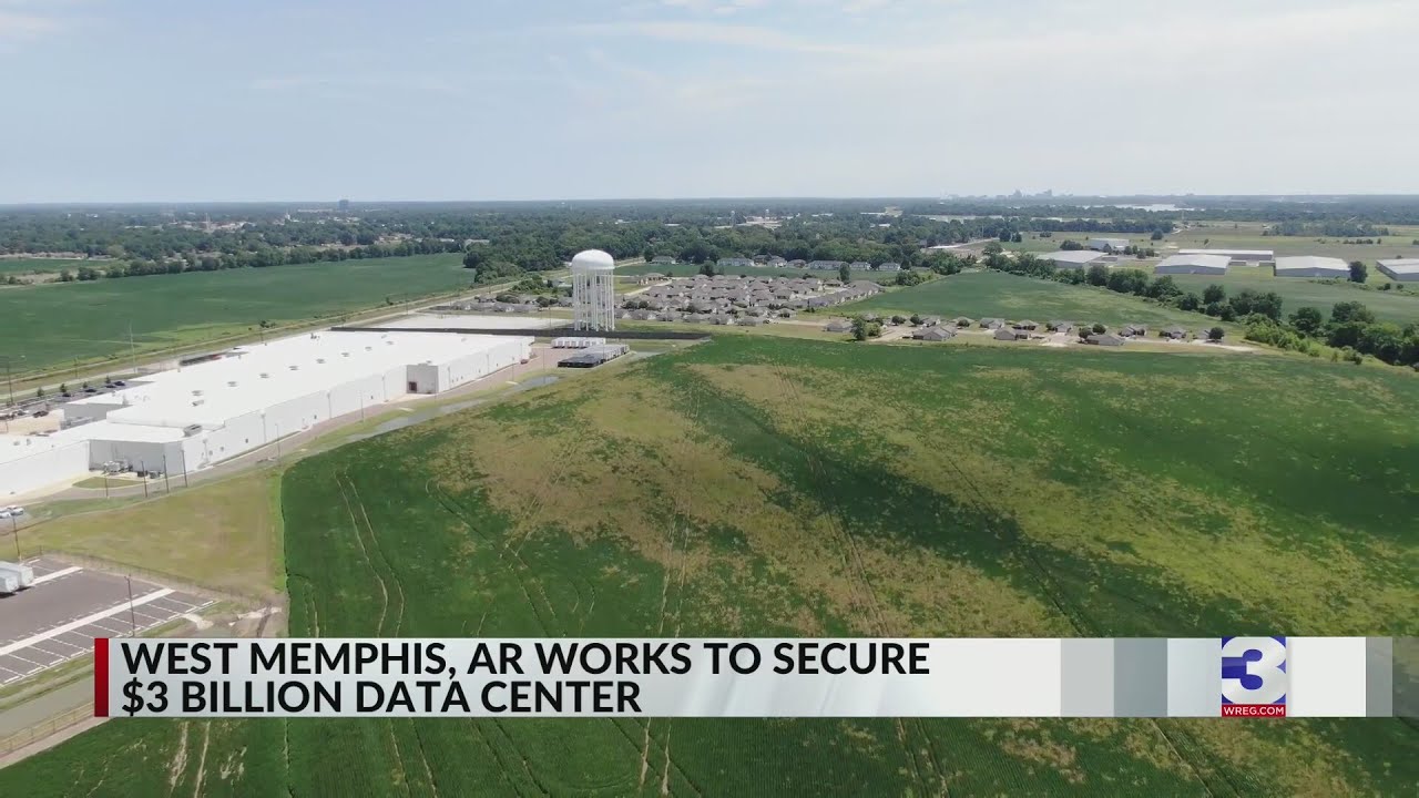 Leaders hope West Memphis can land $3 billion data center - YouTube