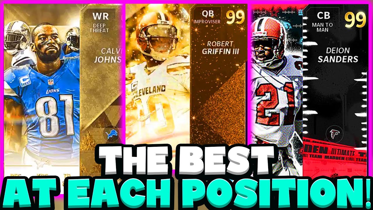 THE BEST PLAYERS AT EACH POSITION IN MUT! BEST CARDS TO GET IN MUT ...