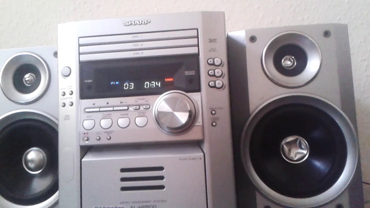 Sharp xl - hp500 - YouTube