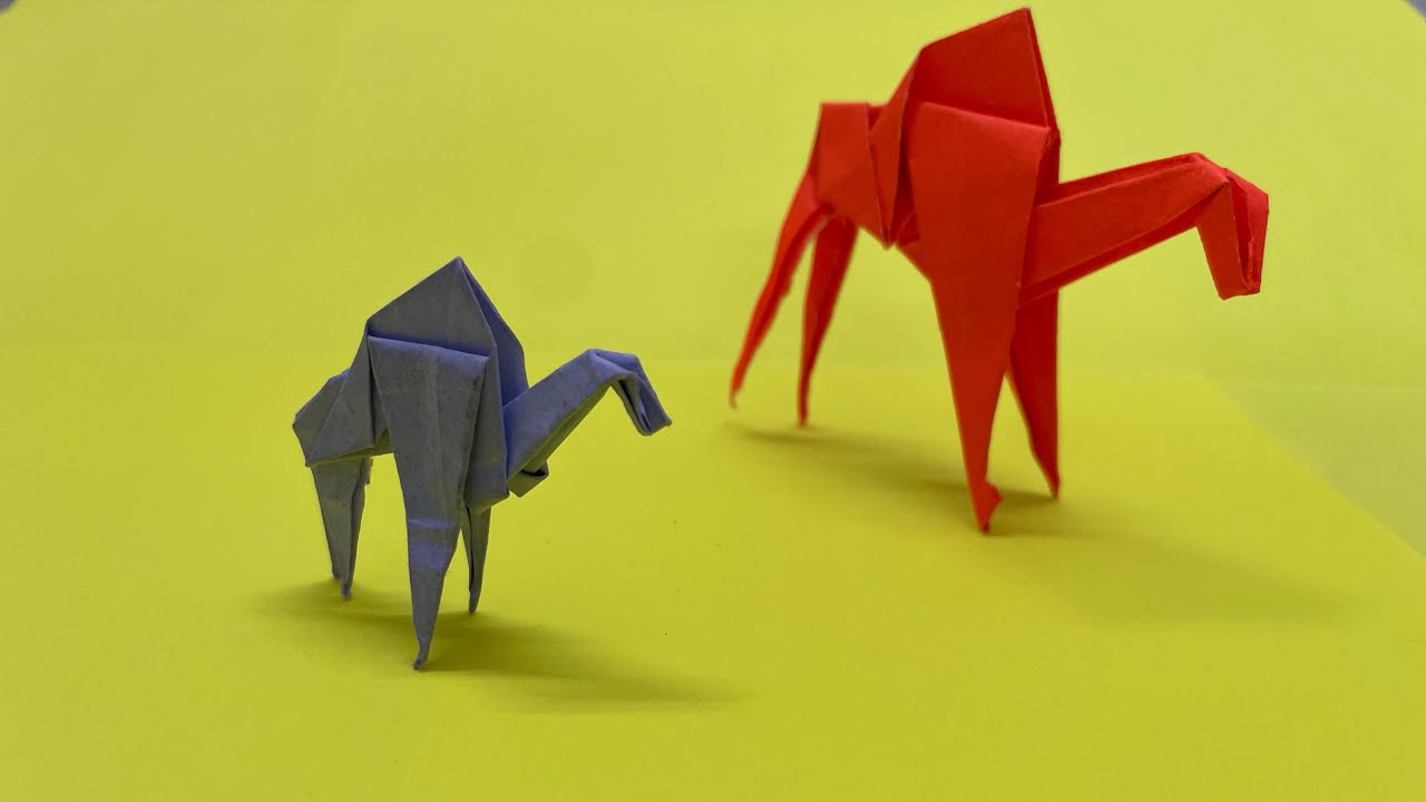 Origami Camel/Easy Origami Camel - YouTube