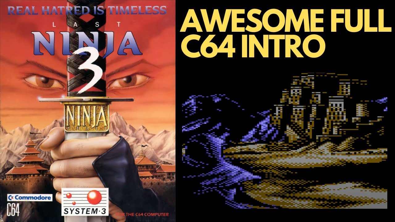 The last Ninja 3 Game Intro (C64) - YouTube
