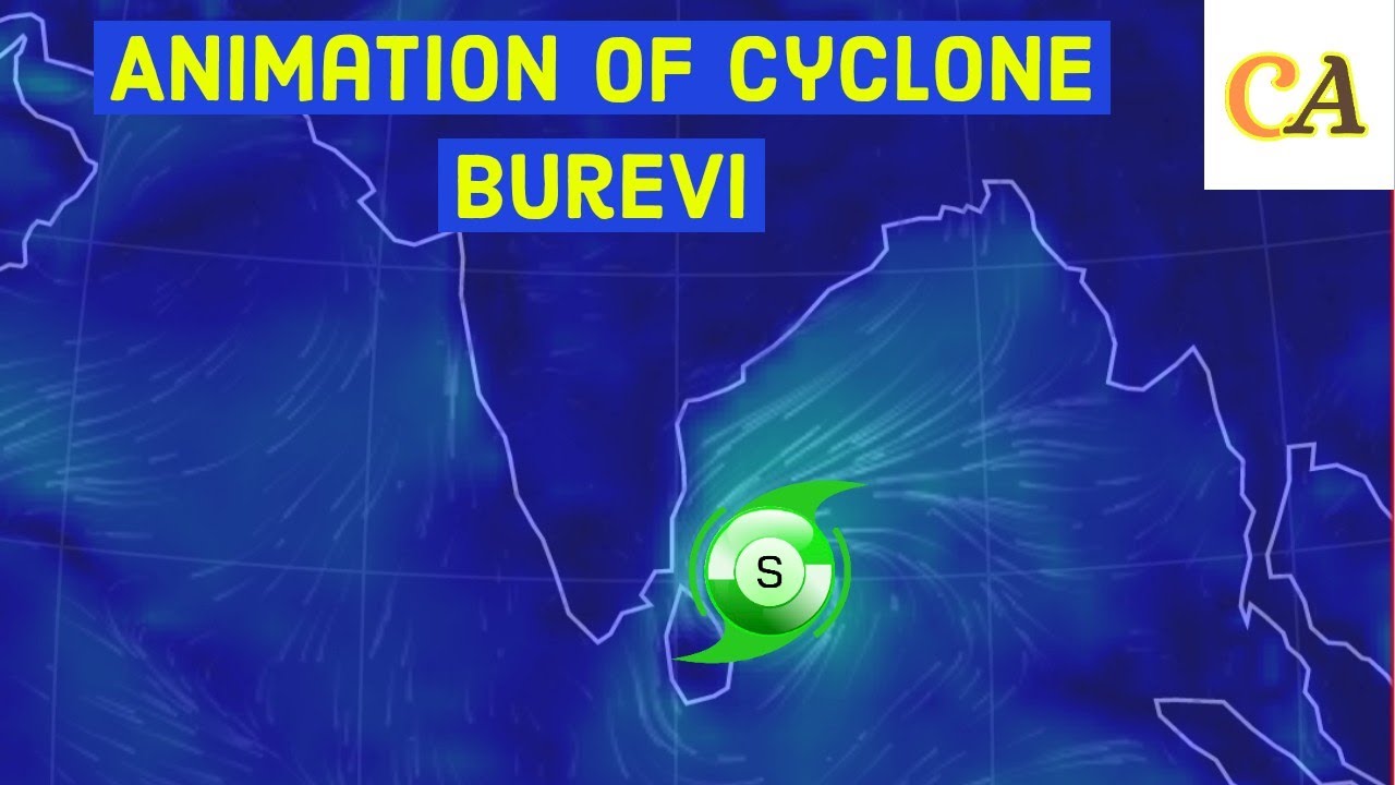 Presenting Animation of Cyclone Burevi - YouTube
