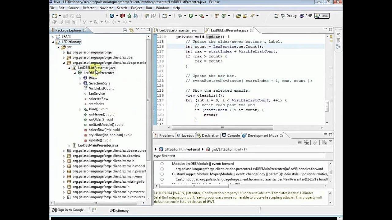 GWT: Debugging in Eclipse - YouTube