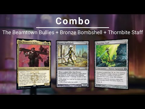 EDH COMBO: The Beamtown Bullies | Thornbite Staff | Bronze Bombshell ...