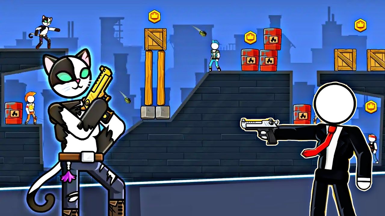 The Gunner: Gun Hero | Cartoon Action Android Gameplay - DAWOOD GAMING ...