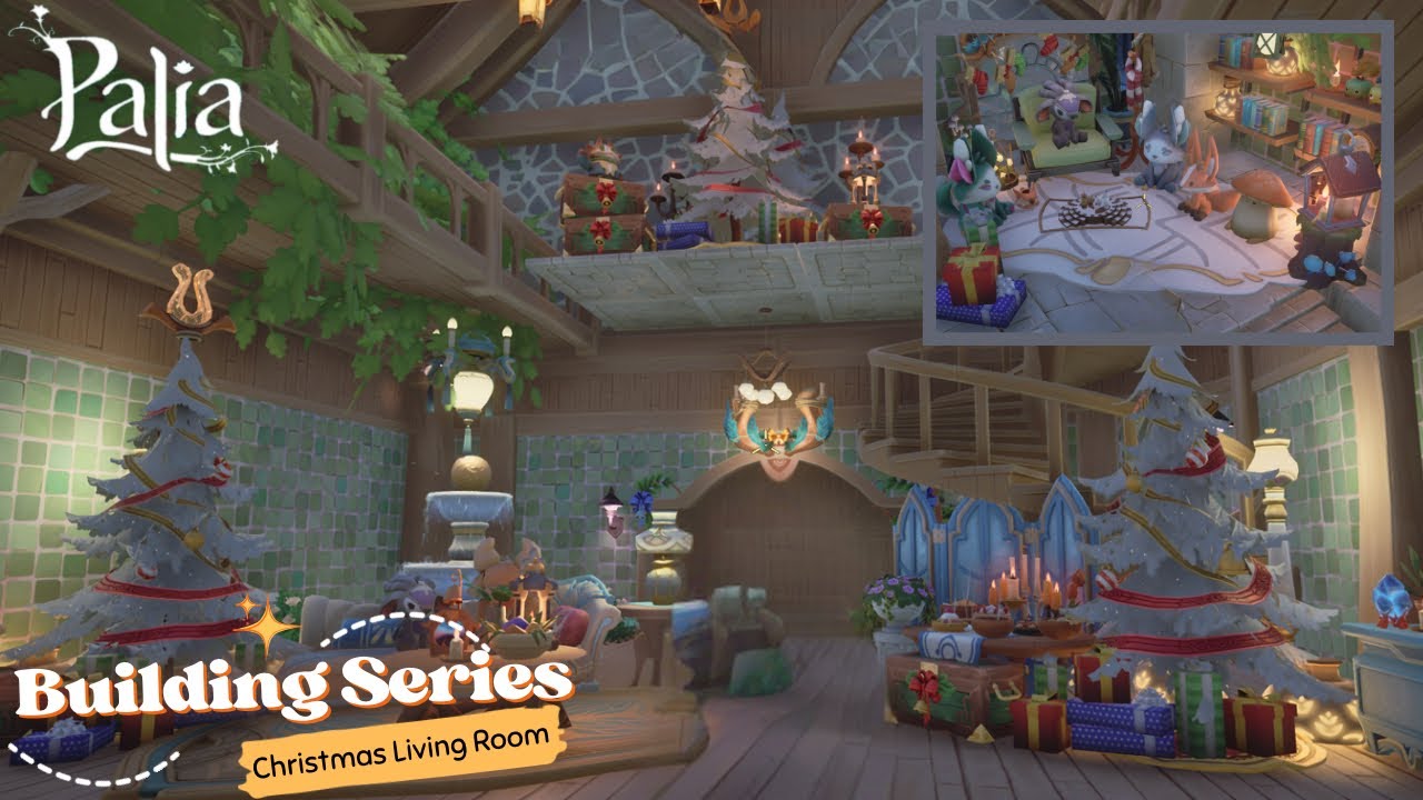 Palia Building Series Part 5: A Winter Wonderland Living Room! 🎄 - YouTube