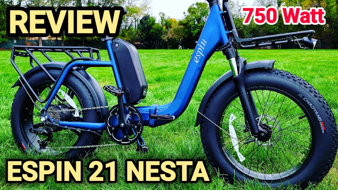 Espin Nesta 21 Folding Electric Fat Tires Bike Review - YouTube