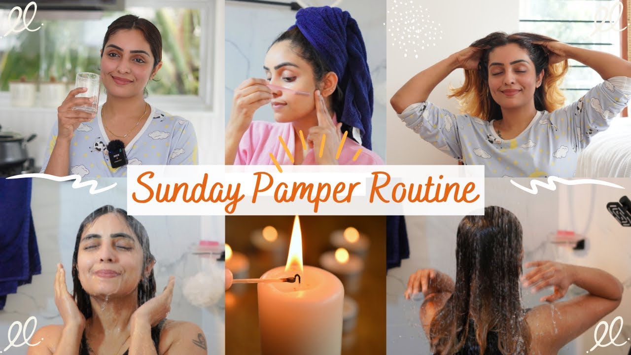 Sunday Pamper Routine | Haircare, Bodycare & Shower Rouitne | Nimmy ...