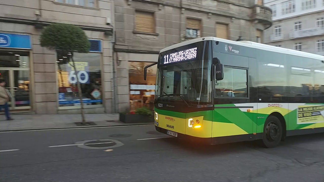Here is the 11 bus in Vigo - YouTube
