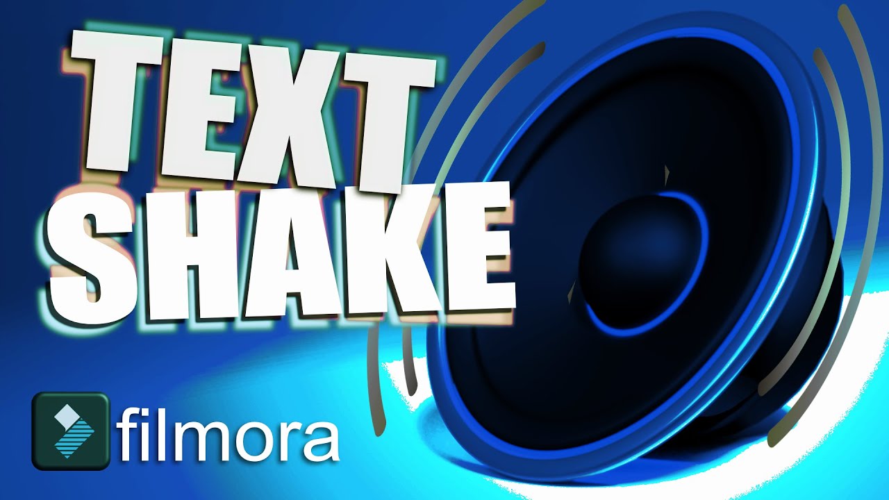Text Shake Effect | Filmora 9.3 Tutorial - YouTube