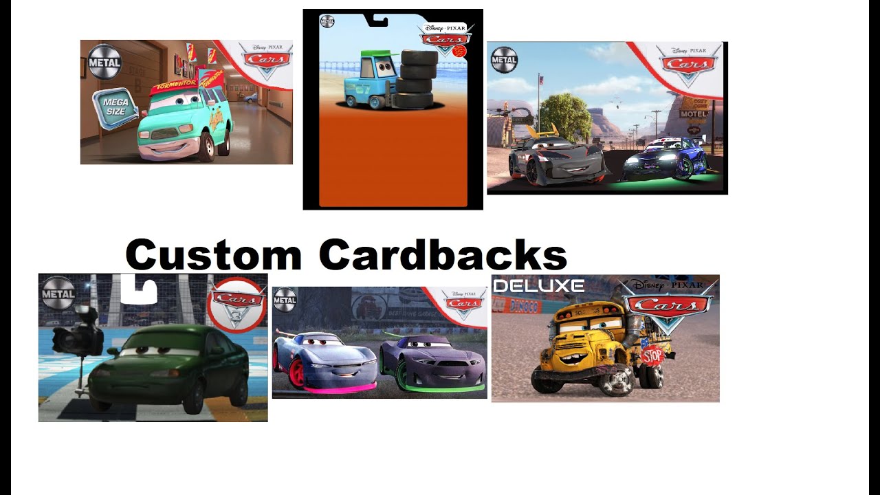 Disney Pixar Cars - The Custom Cardback “Competition” - YouTube