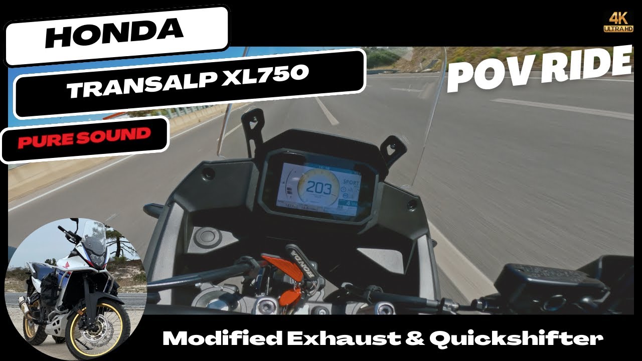 🇵🇹 Honda Transalp XL750 Top Speed Run with Topcase - High-Octane ...