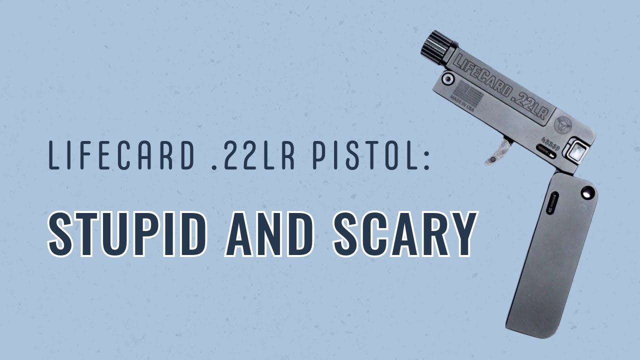 LifeCard .22 LR Pistol - Un-aimable, Scary Design Flaw - and Magnetic ...