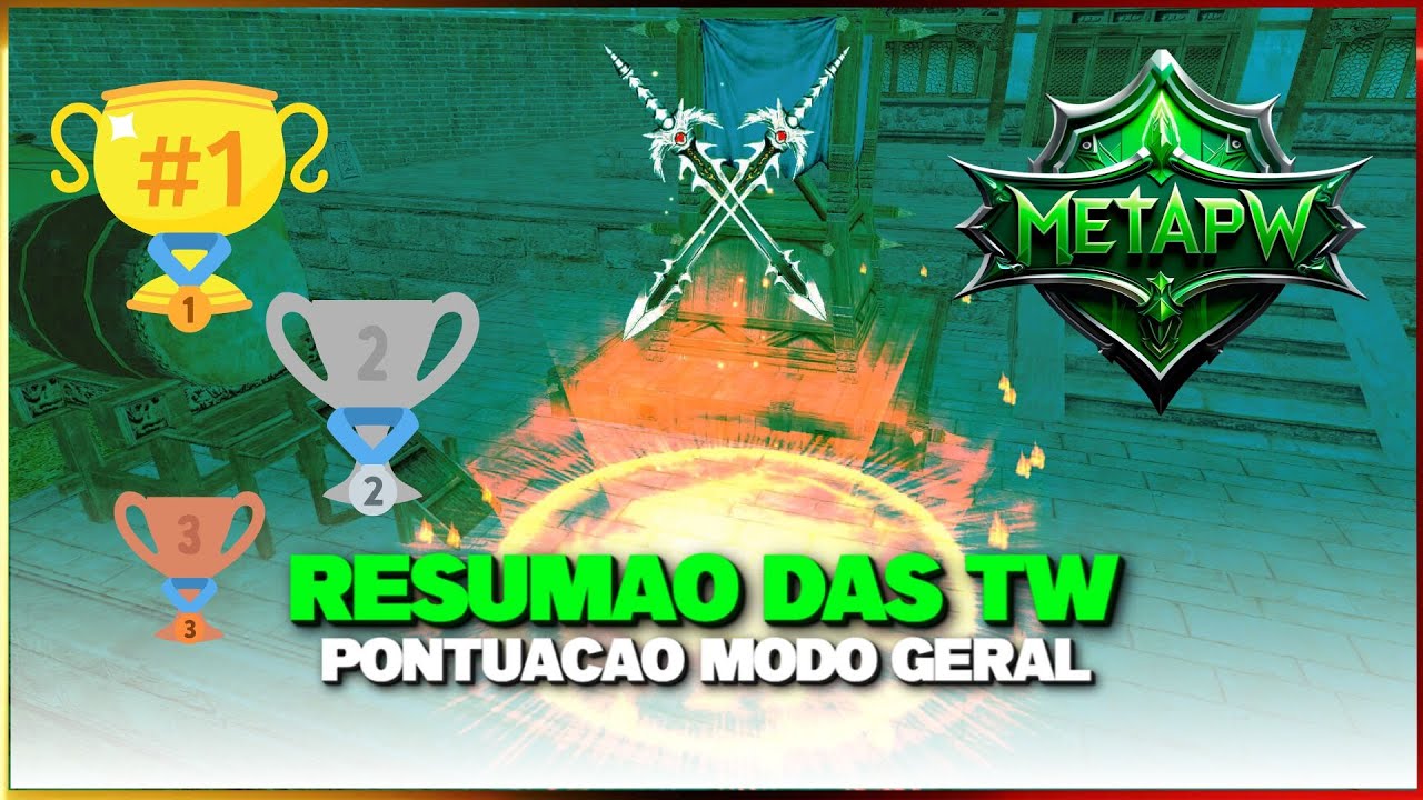 ⚔️ RESUMO COMPLETO DOS 3 TIERS DA PRIMEIRA SEMANA DE TW NO PW META – QUEM DOMINOU O MAPA? - YouTube