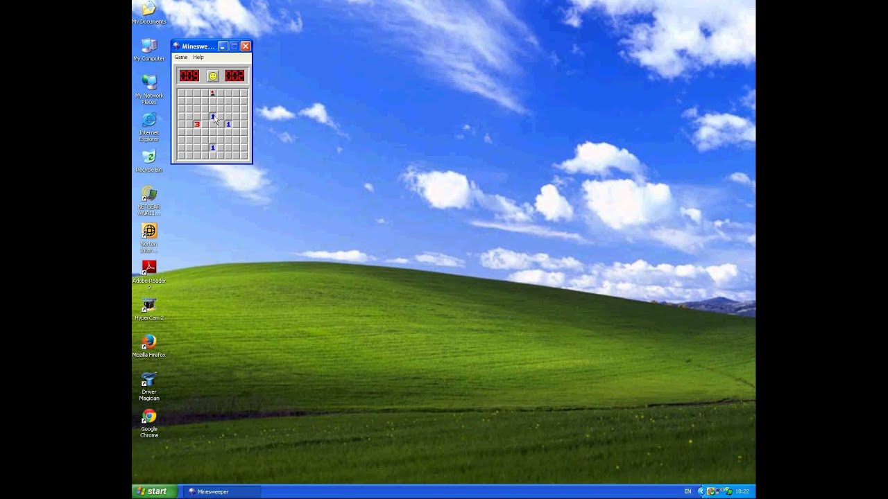 Windows XP Professional - Minesweeper - YouTube