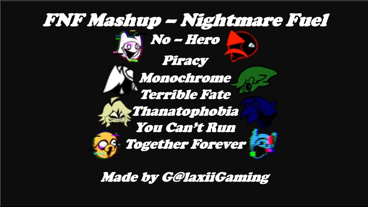 Nightmare Fuel I FNF Mashup I 7 Songs/6 Characters I - YouTube