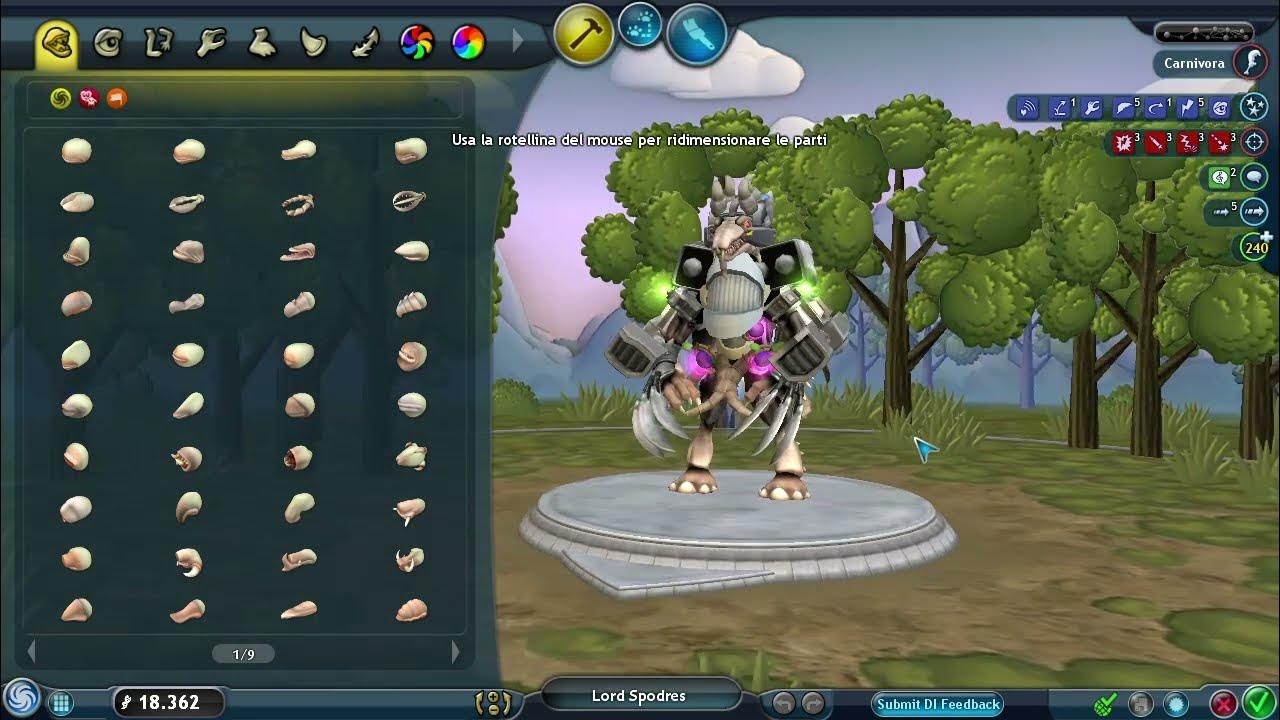 Spore Tutorial - Access to Creature Editor with Sentient Creature - YouTube