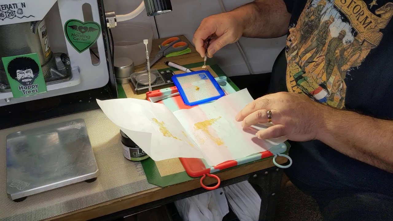 Pressing 7gms of gLeaf Suckles flower - YouTube