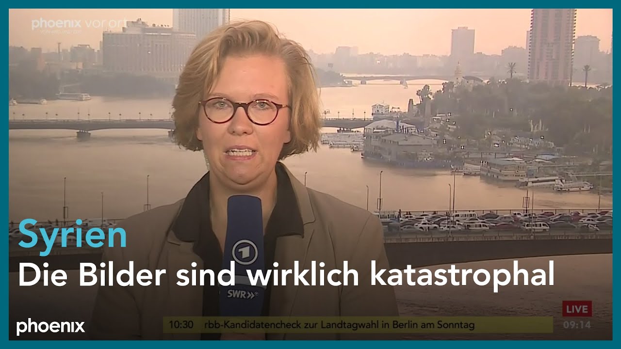Anna Osius aus Kairo zur Situation in Syrien am 08.02.23 - YouTube