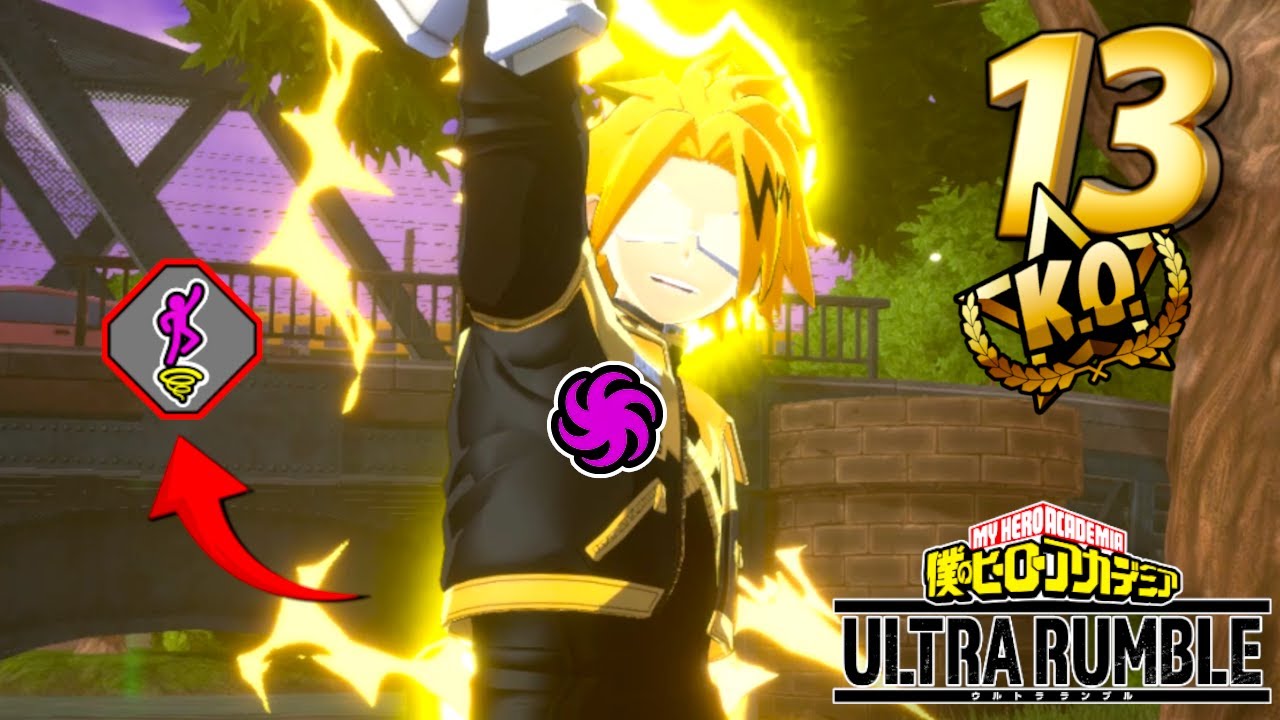 13 KO Tech Denki game using "USELESS" perk | 8000+ Damage | My Hero ...