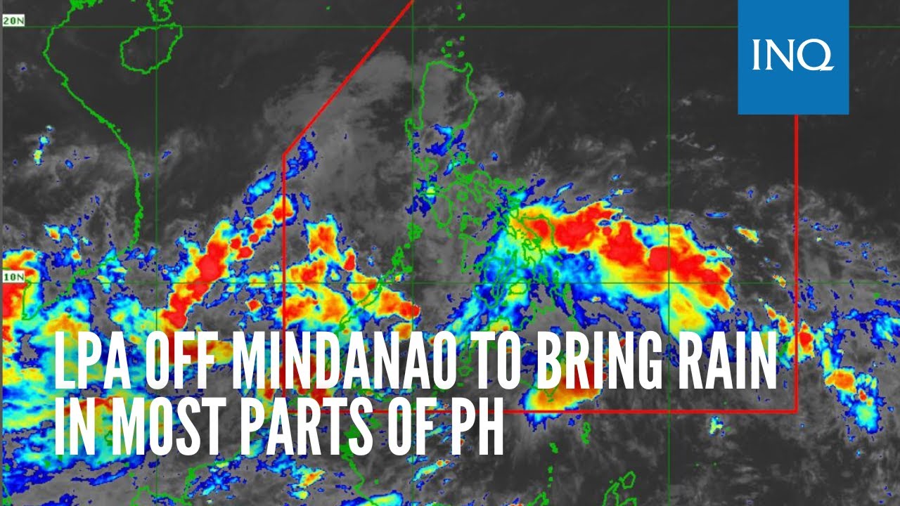 LPA off Mindanao to bring rain in most parts of PH - YouTube