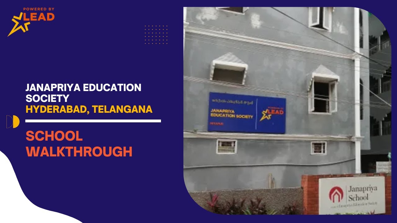 Janapriya Education Society, Hyderabad, Telangana | School Tour - YouTube