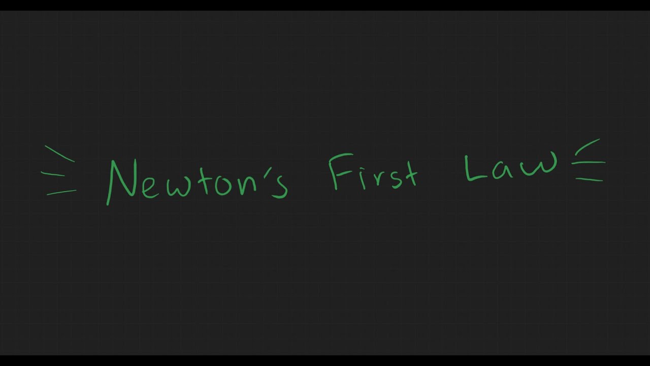 Newton's First Law of Motion | Physics - YouTube