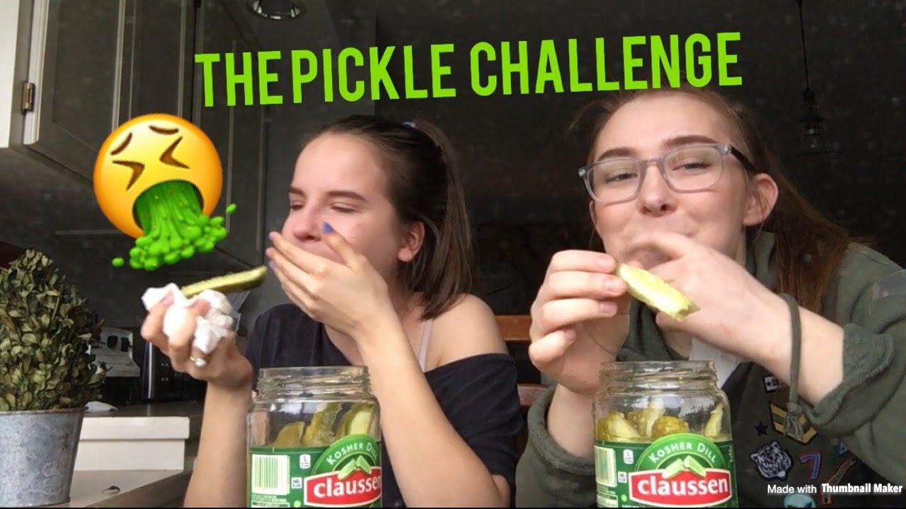 THE PICKLE CHALLENGE - YouTube