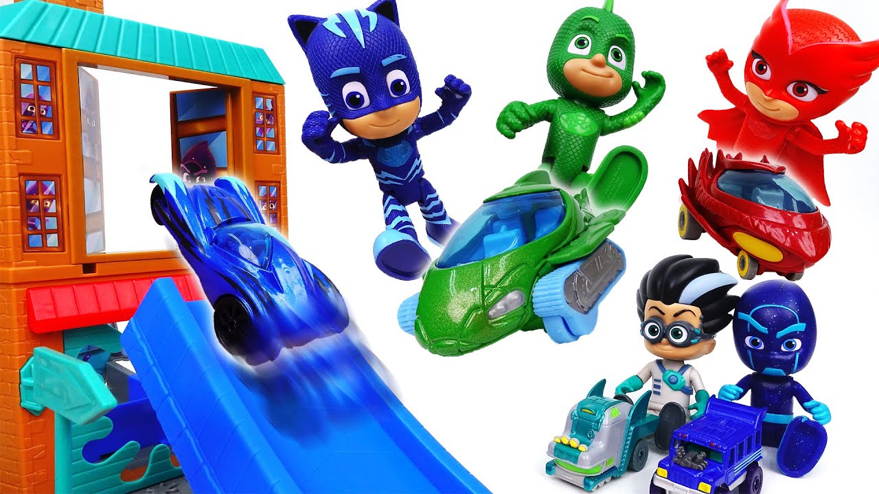 PJ Masks Got Mini Car Toys #ToyMartTV - YouTube