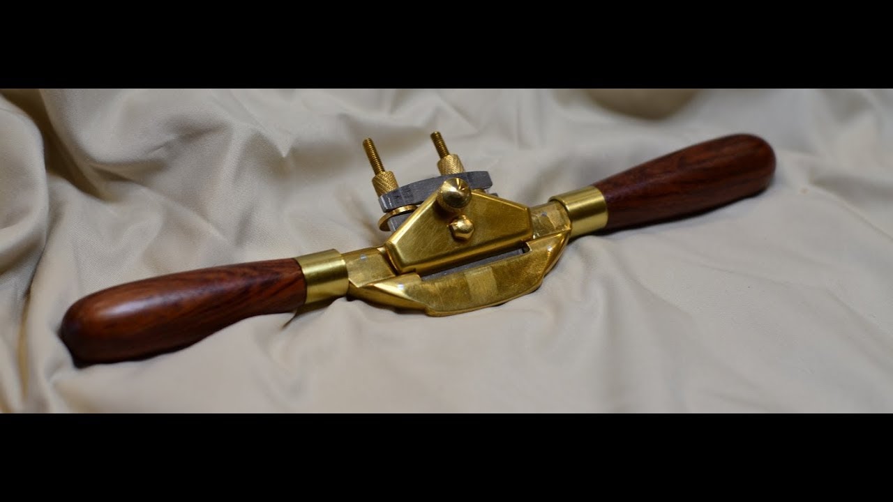 DIY Spokeshave 1. Homemade out of brass. - YouTube