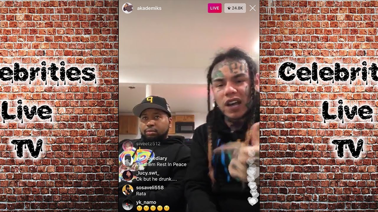 6ix9ine & DJ Akademiks Say HATERS Waiting On Them To Slip & Rappers ...