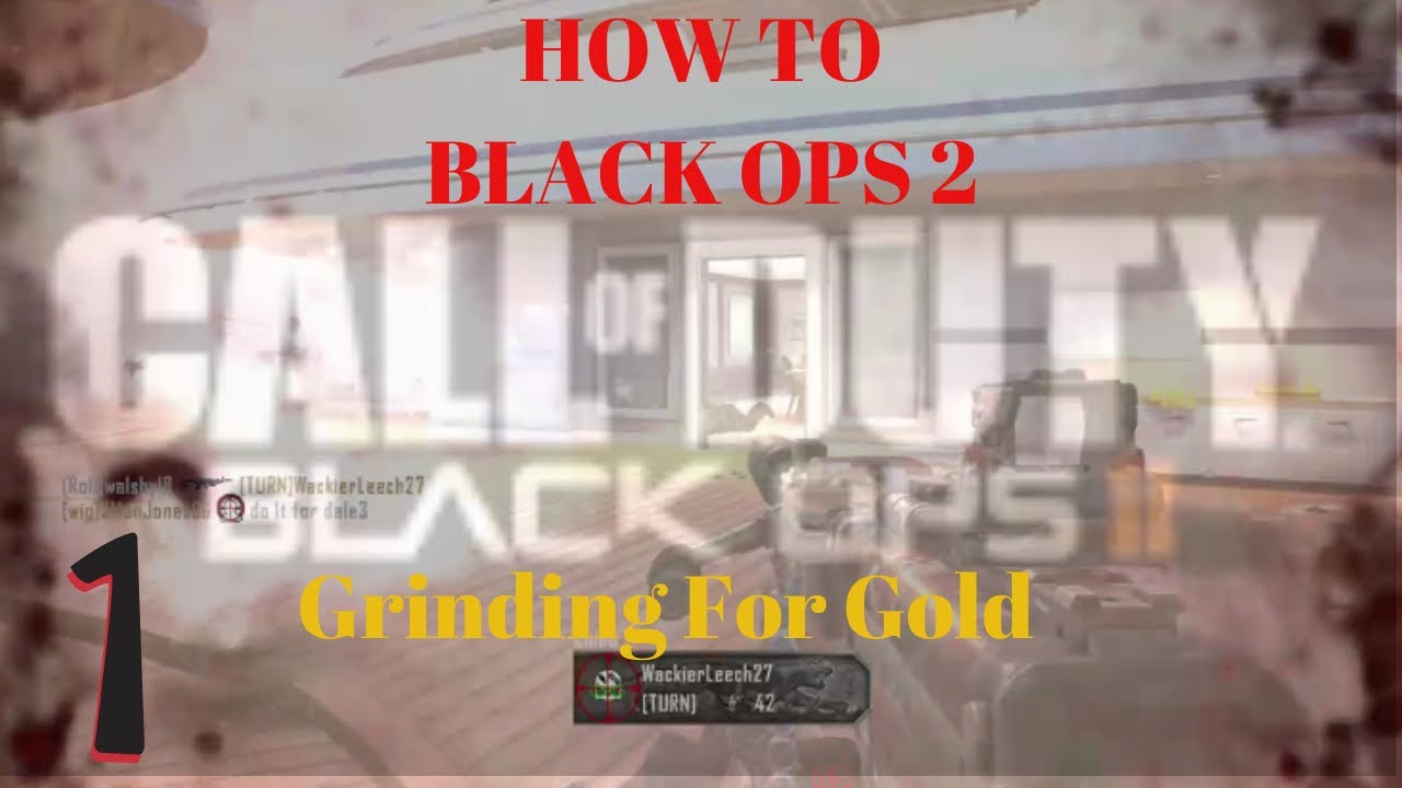How to Black Ops 2: “Grinding for Gold” Call of Duty Black Ops 2 ...