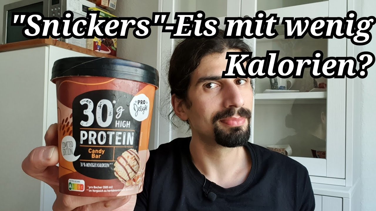 ProDelight Eis Candy Bar | Das kalorienarme Protein-Snickers-Eis? - YouTube