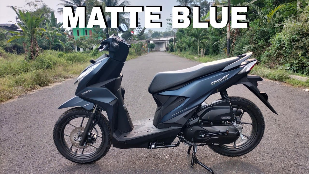 REVIEW || HONDA BEAT DELUXE MATTE BLUE || SITREX PROJECT - YouTube