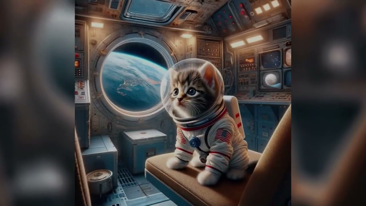 Intergalactic Cat: Our Feline Friend's Amazing Adventure in Space 🌌🐱🚀 ...