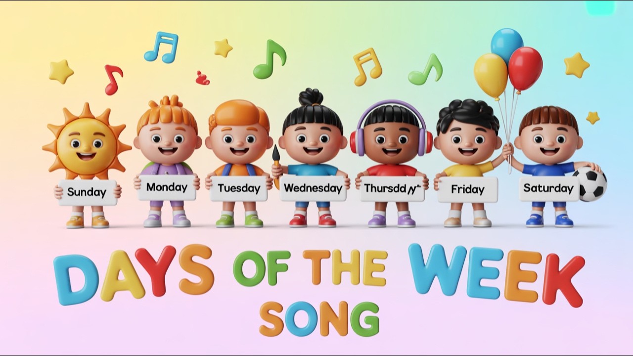 A Magical Week: Monday to Sunday! | kids Educational video | Kids Fun ...